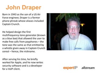 History's most notorious hackers | PPTX