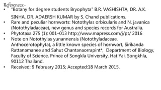 Notothylas by p.n | PPTX