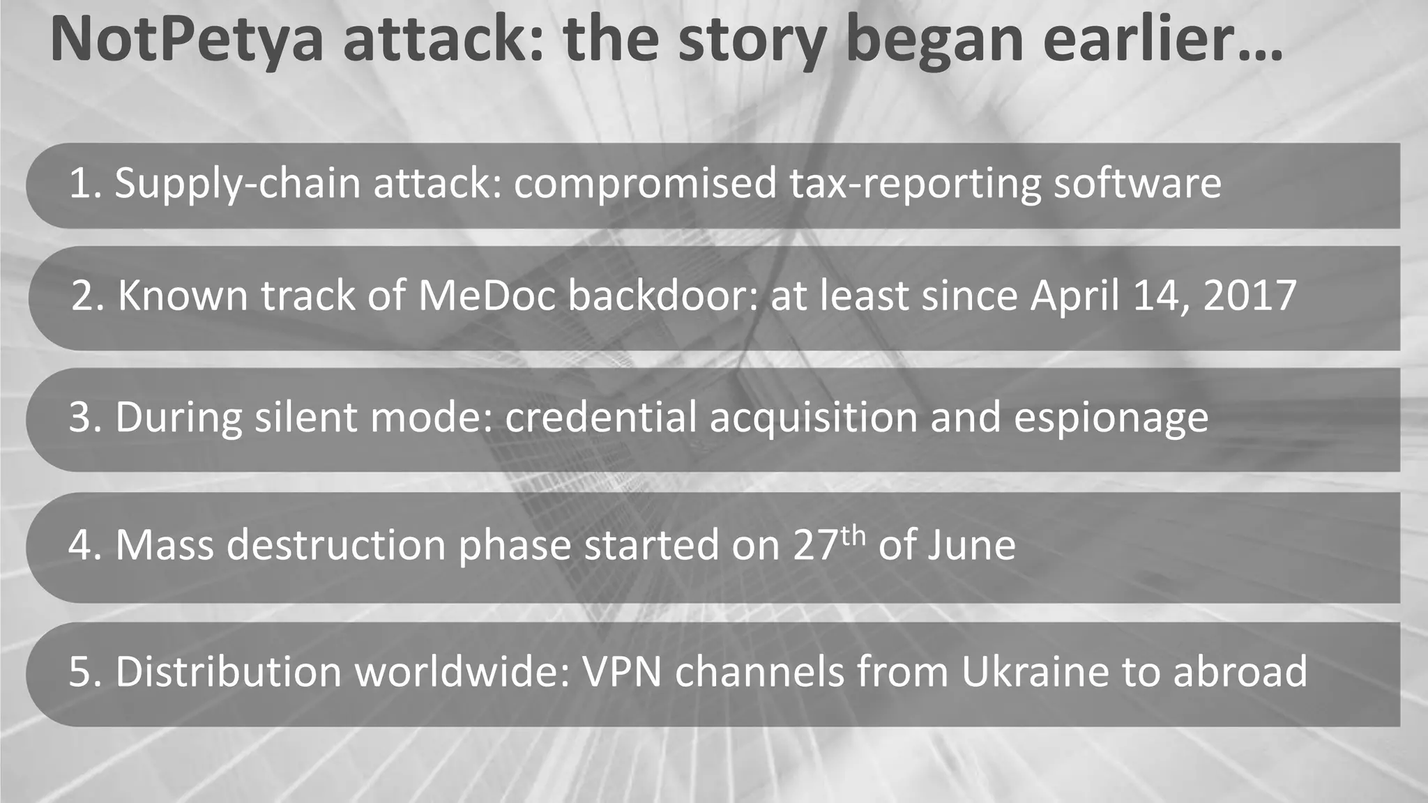 Not petya business case | PPTX