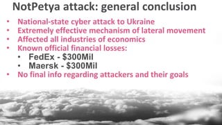 Not petya business case | PPTX