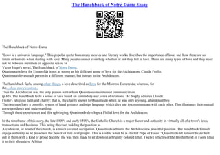 Notre Dame De Paris | PDF