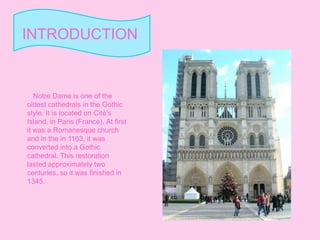 Notre dame (Paris) | PPTX