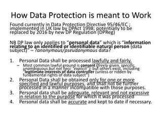 the Death of Privacy in Three Acts | PPT