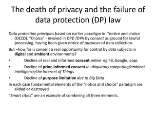 the Death of Privacy in Three Acts | PPT