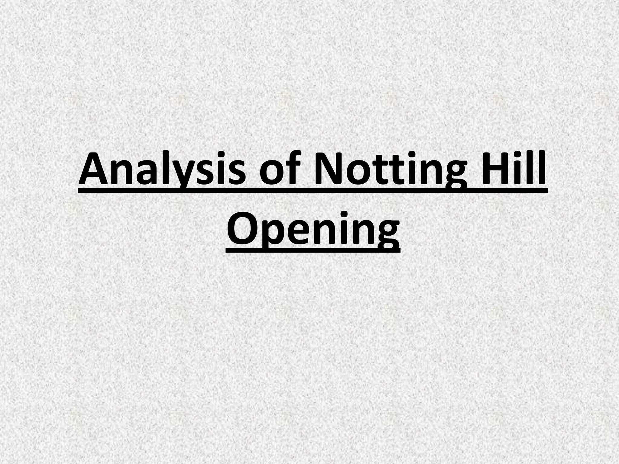 Notting hill | PPTX
