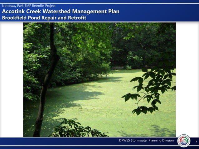 Nottoway Park Stormwater and Water Quality Improvements Phases 1, 2 ...