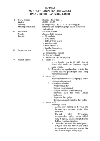 Notula | DOCX