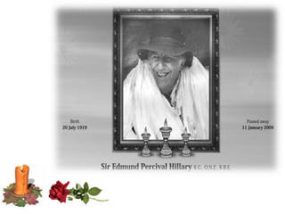 Sir Edmund Hillary | PPT