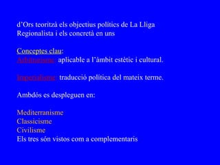 Noucentisme | PPT