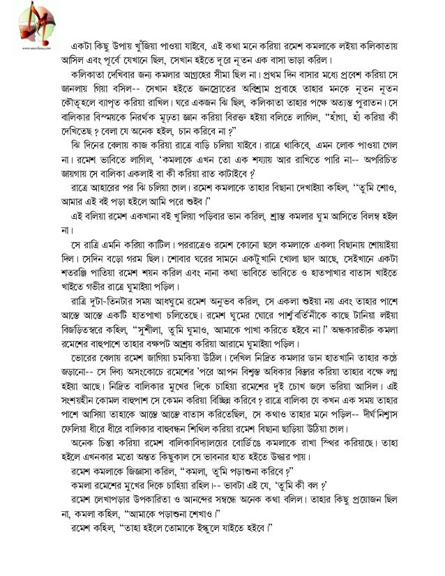 Noukadubi by rabindranath thakur