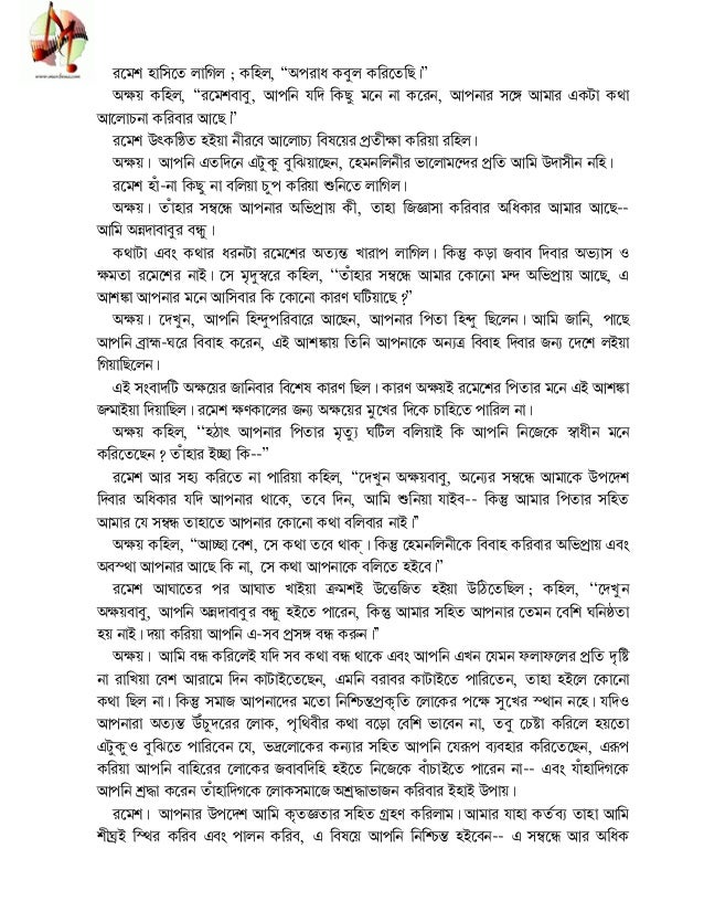 Noukadubi by rabindranath thakur