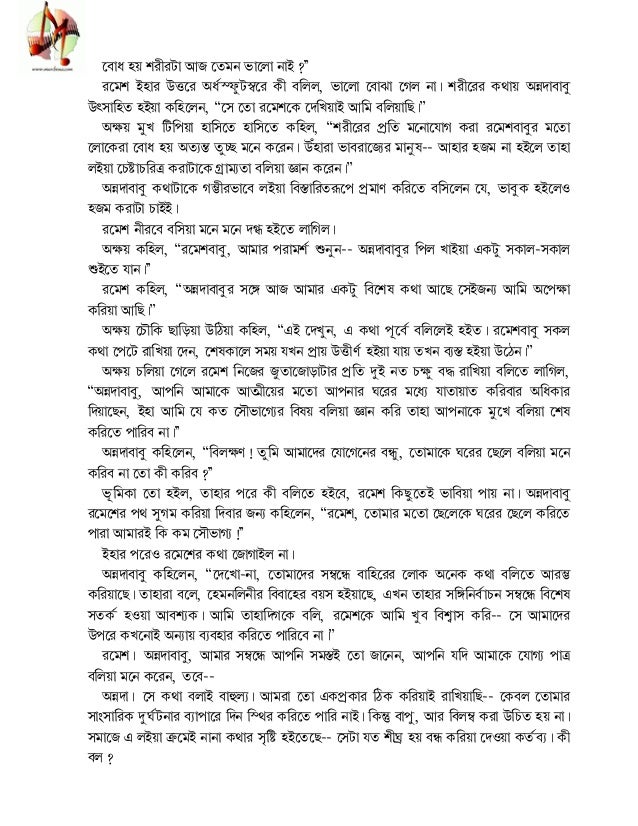 Noukadubi by rabindranath thakur