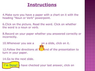 Noun and Verbs | PPT