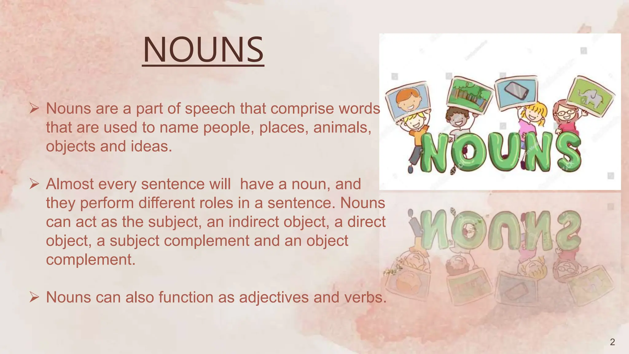 Noun and it's types. It's examples. | PPTX
