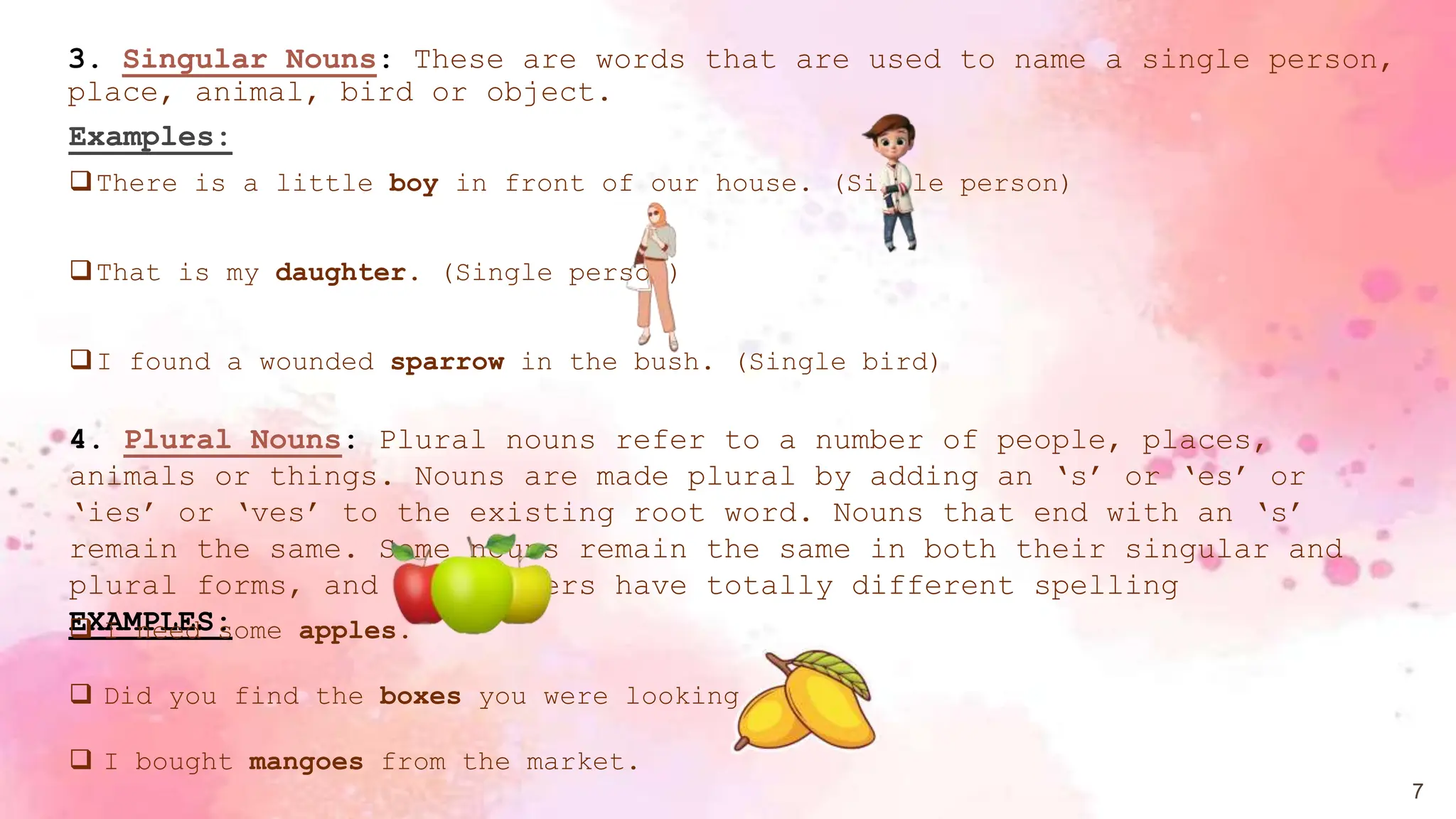Noun and it's types. It's examples. | PPTX
