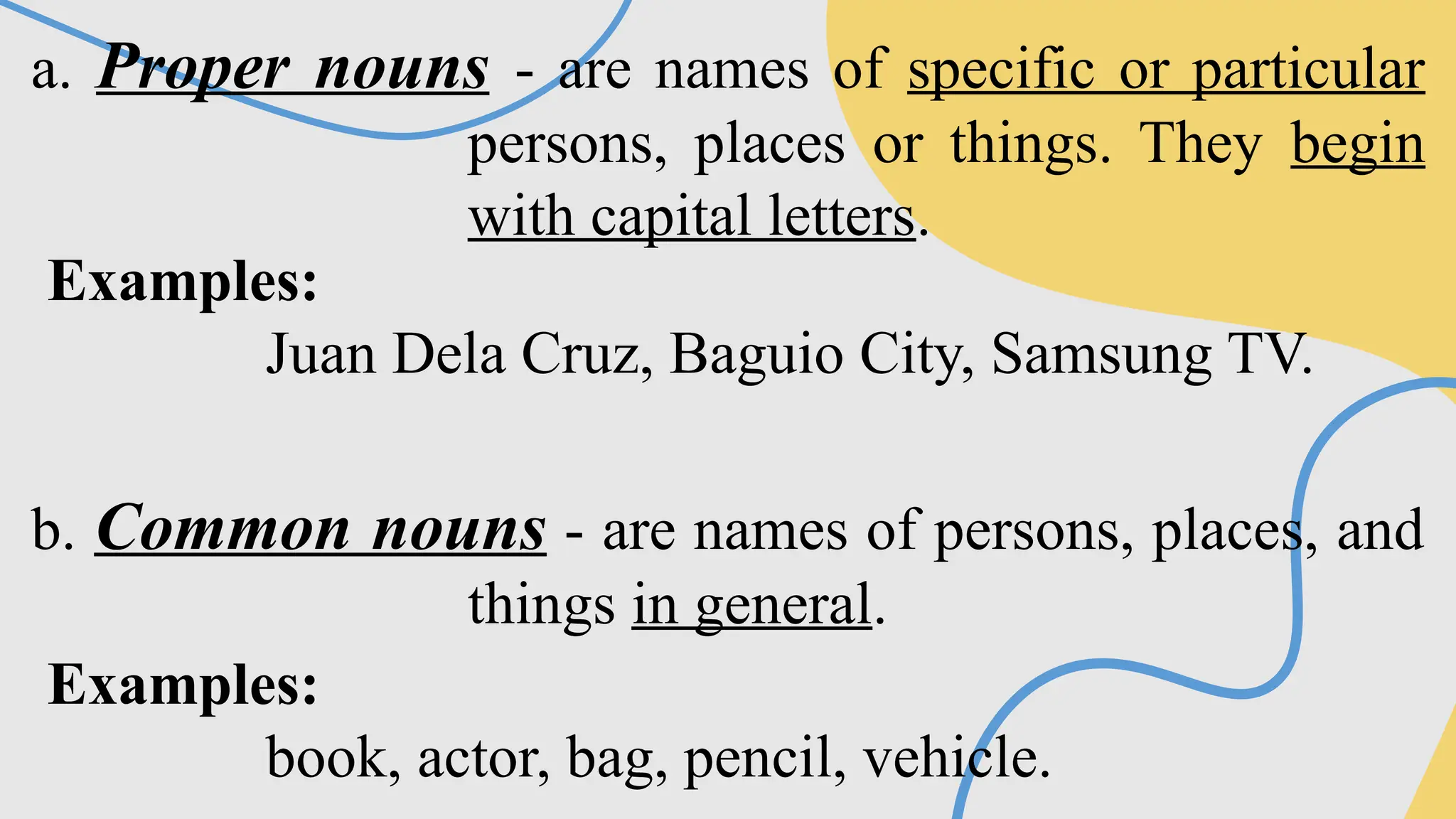 Parts of Speech - Noun, Different Kinds and Types of Nouns | PPT