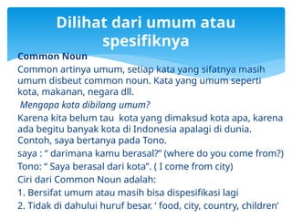 Part of Speech-Identification of Noun.ppt