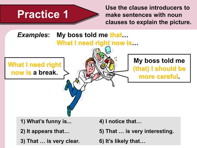 Noun clauses | PPT