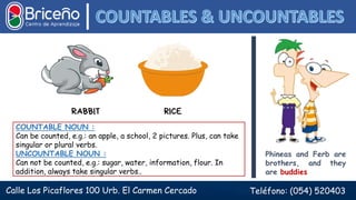 NOUN - COUNTABLE & UNCOUNTABLE - QUANTIFIERS.pptx