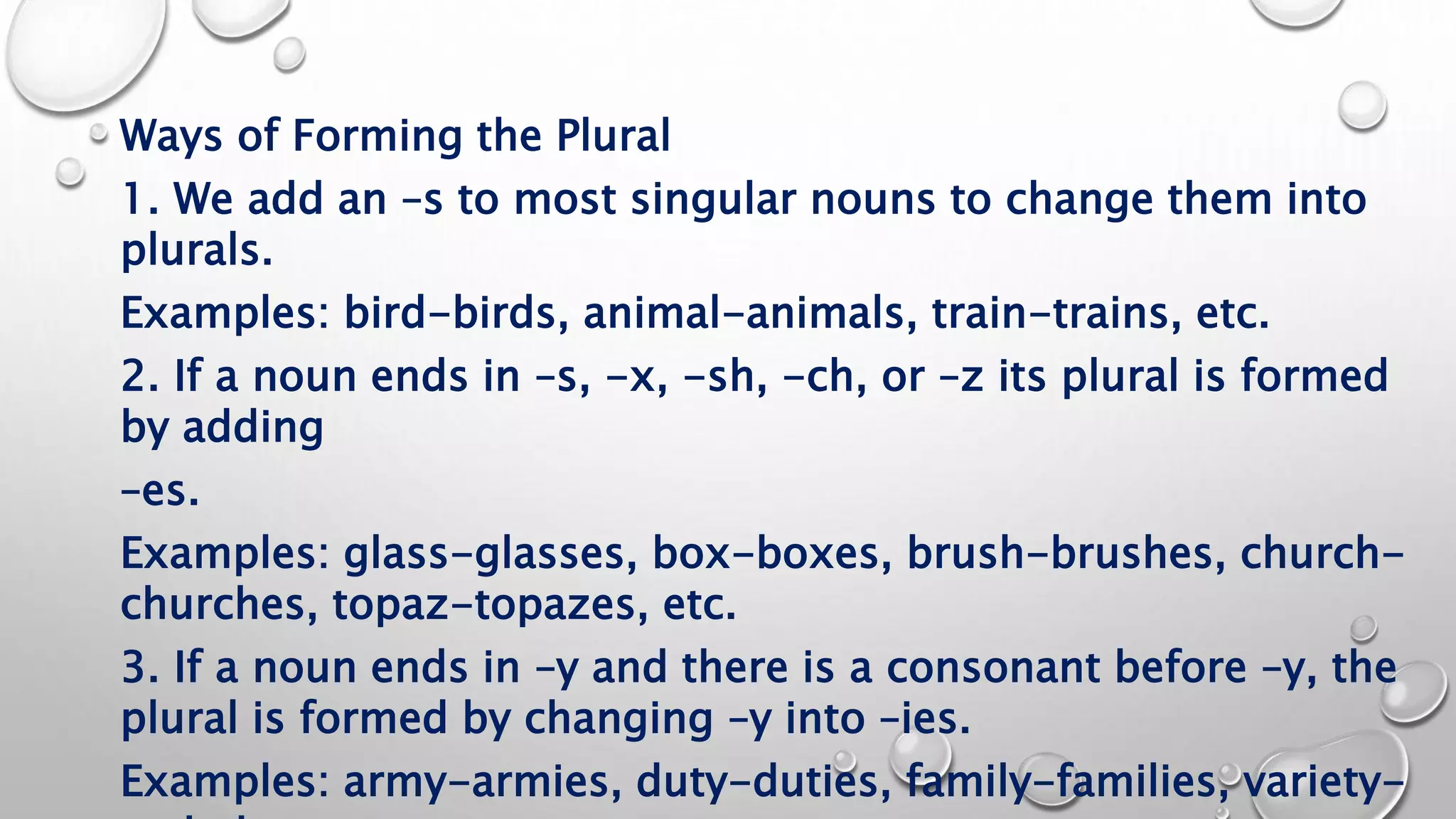 Noun - Number | PPTX