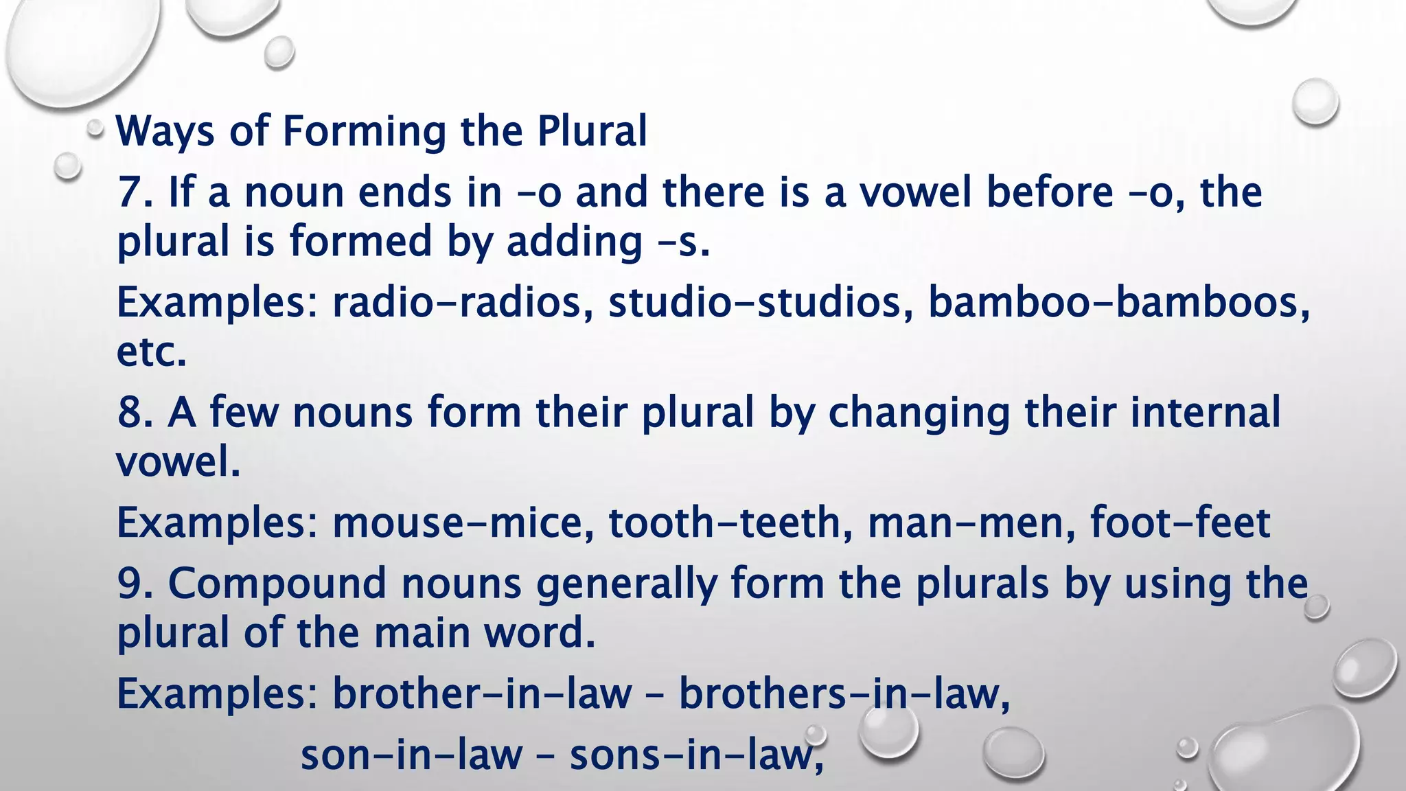 Noun - Number | PPTX