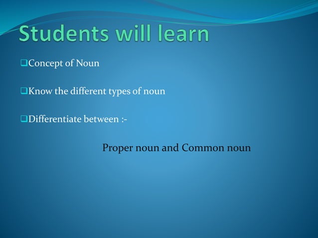 Noun ppt 2 | PPT