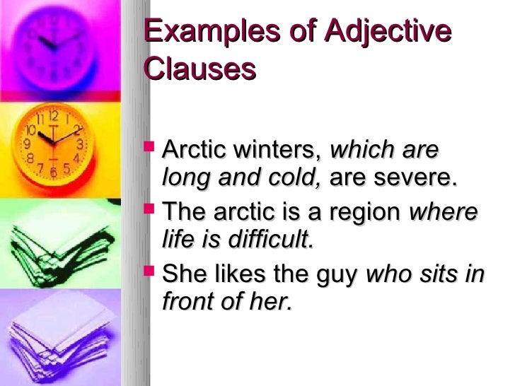 Adjective And Adverb Clauses Worksheets