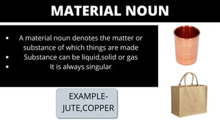 Noun and its types (class 4-8) | PDF