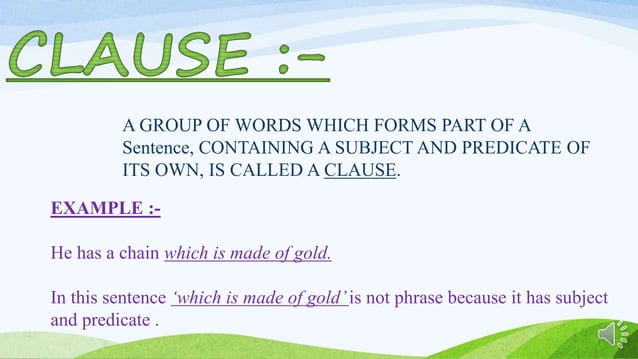 PHRASES AND CLAUSES, TYPES OF PHRASES , TYPES OF CLAUSES | PPTX