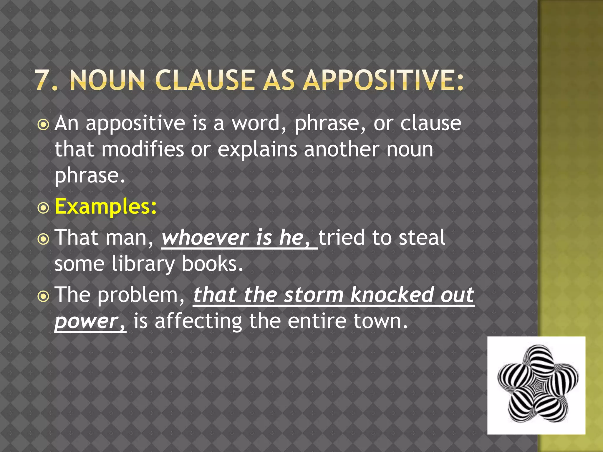 Noun clause functions | PPTX