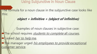 Noun clause presentation mssl | PPTX | Law