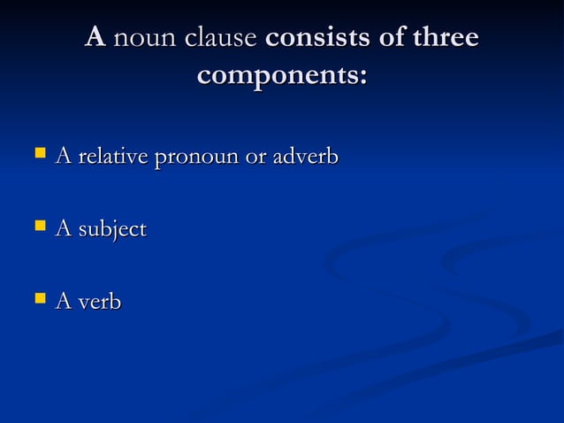 Noun clauses | PPT