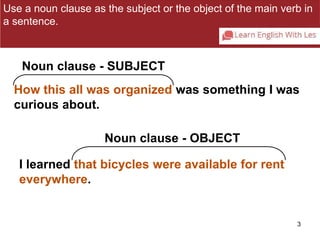 Noun clauses | PPT