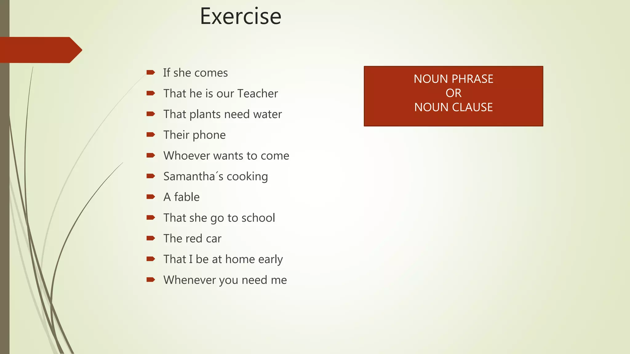 Noun clauses | PPTX