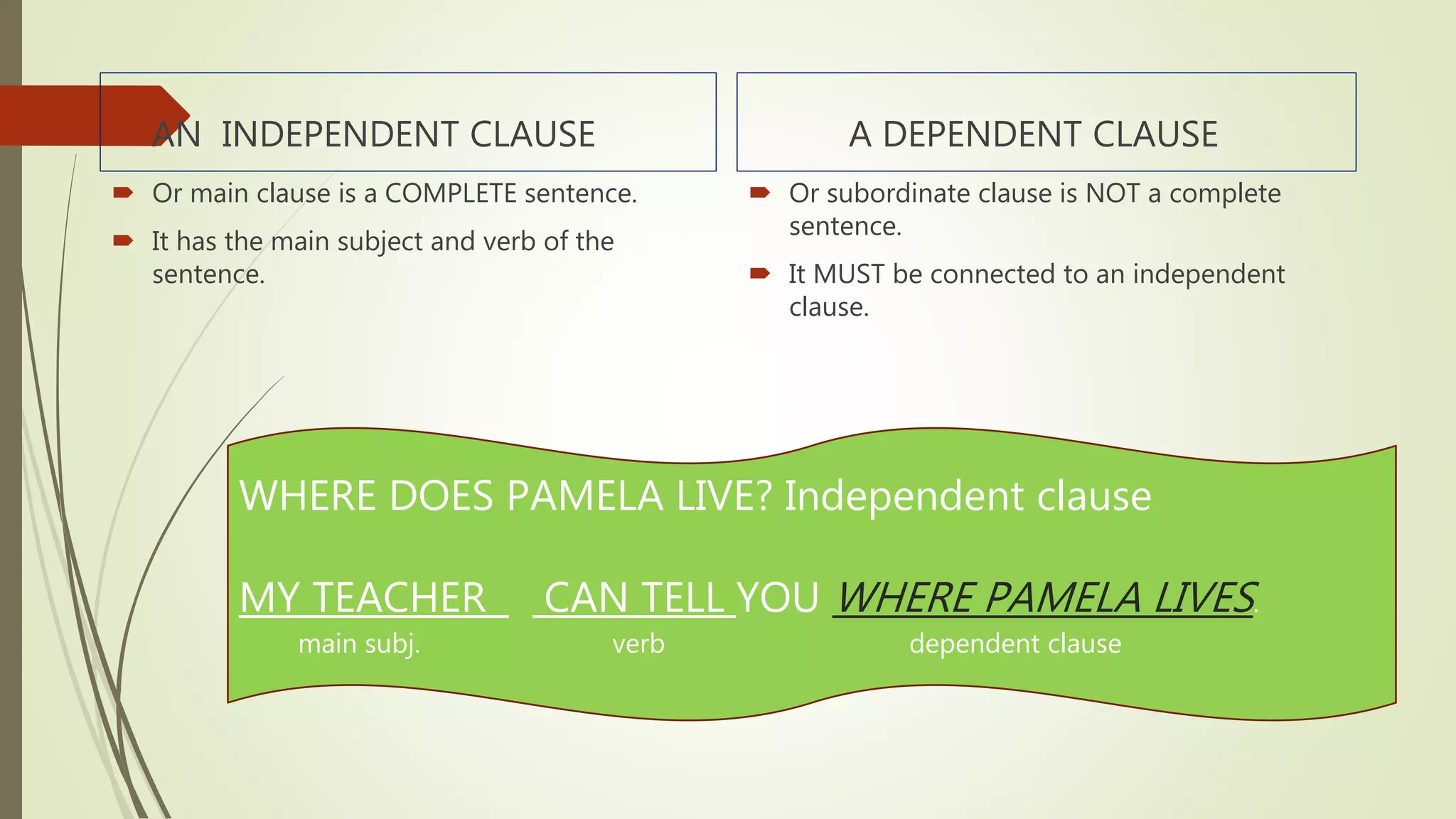 Noun clauses | PPTX