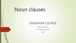 Noun clauses | PPTX