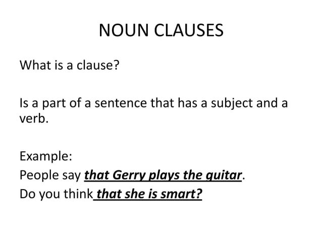 Noun clauses, adjetives and adverbs | PPTX