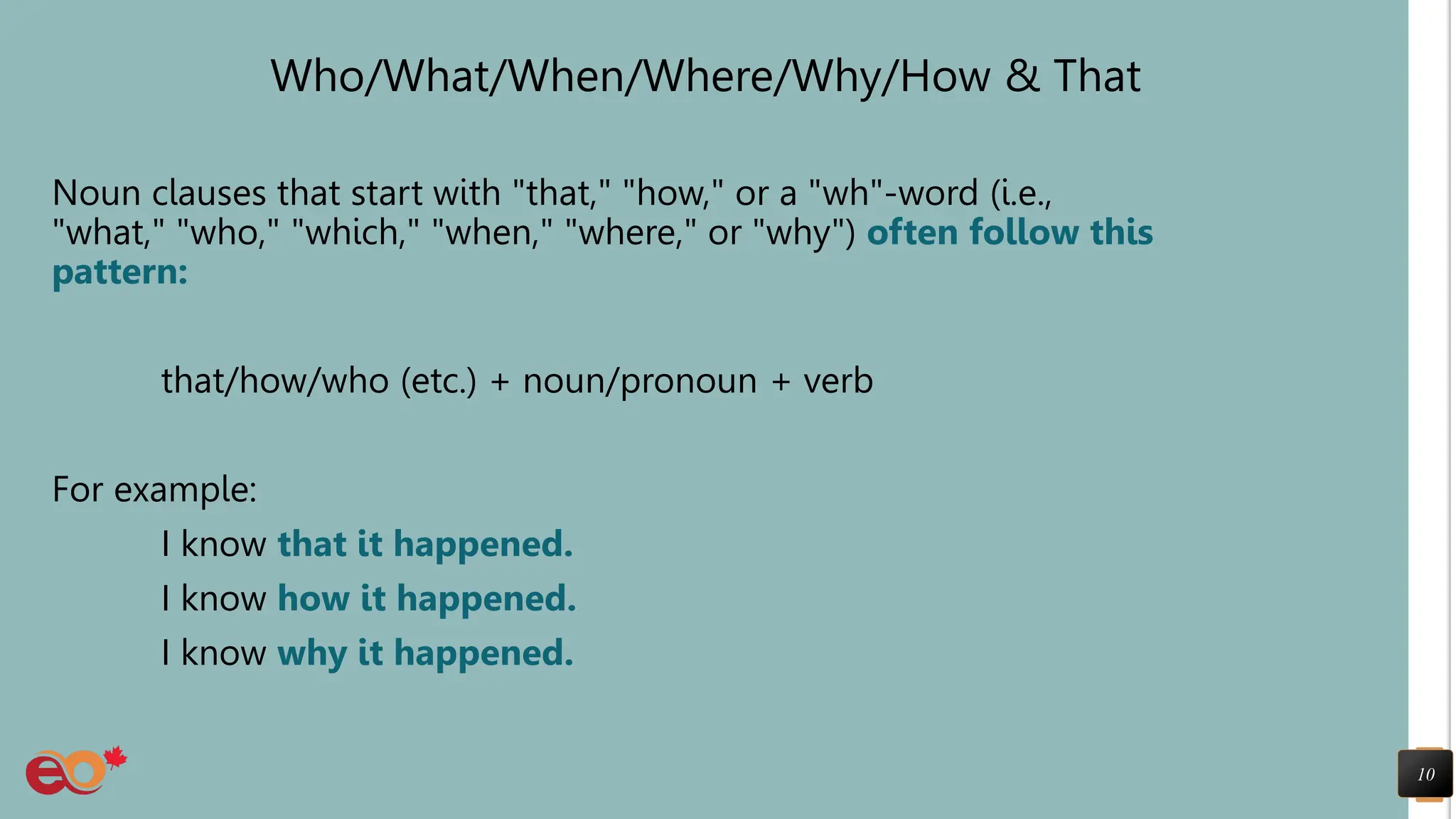 NounClausesEnglishOnlineLunch&Learn.pptx