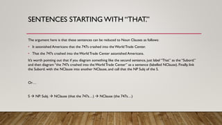 Noun clauses, gerunds, infinitives part one | PDF