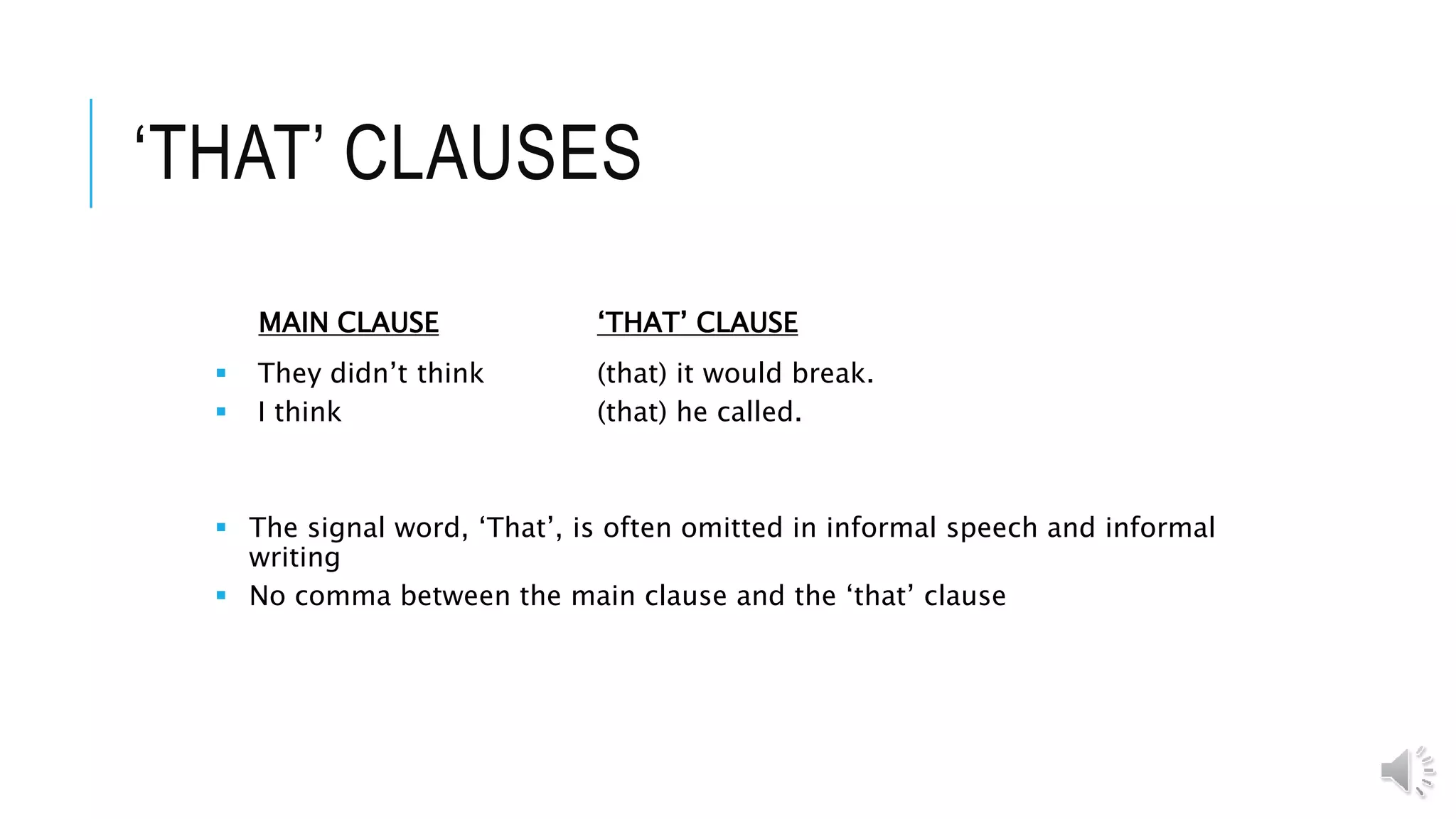 Introduction to Noun Clauses | PPTX