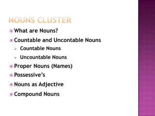 Noun cluster | PPTX