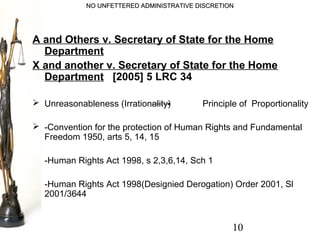 No unfettered administrative Discretion | PPT