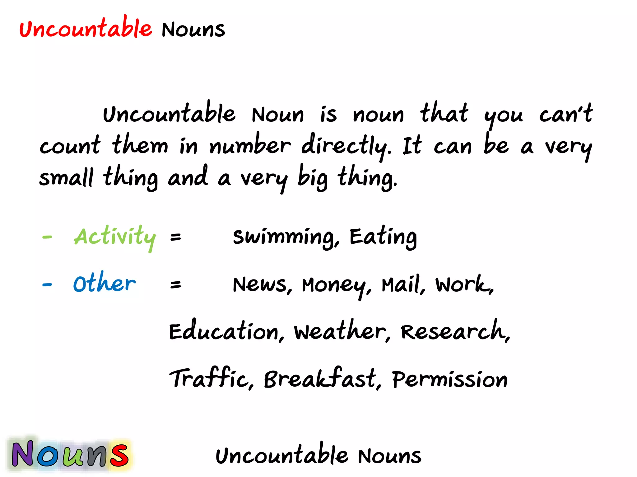 Noun & It's Types | PPTX