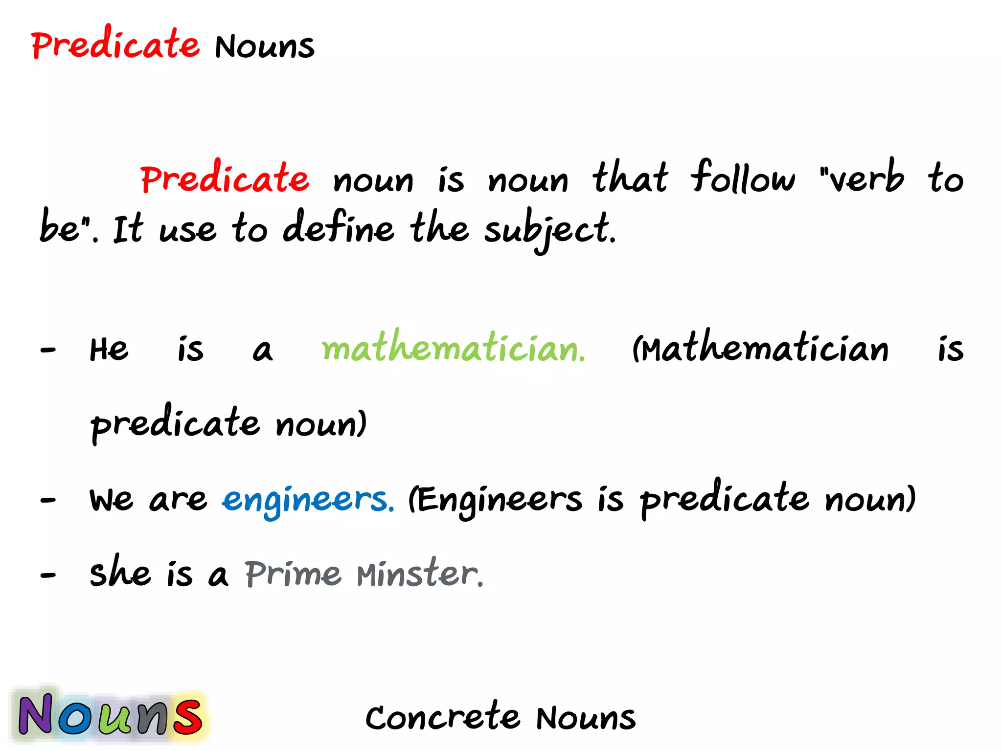 Noun & It's Types | PPTX