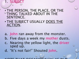 Noun functions | PPTX