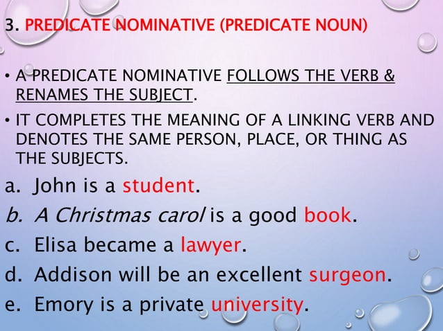 Noun functions | PPTX | Programming Languages | Computing
