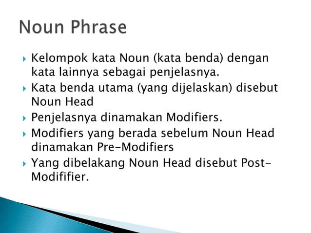 Noun phrase | PPTX