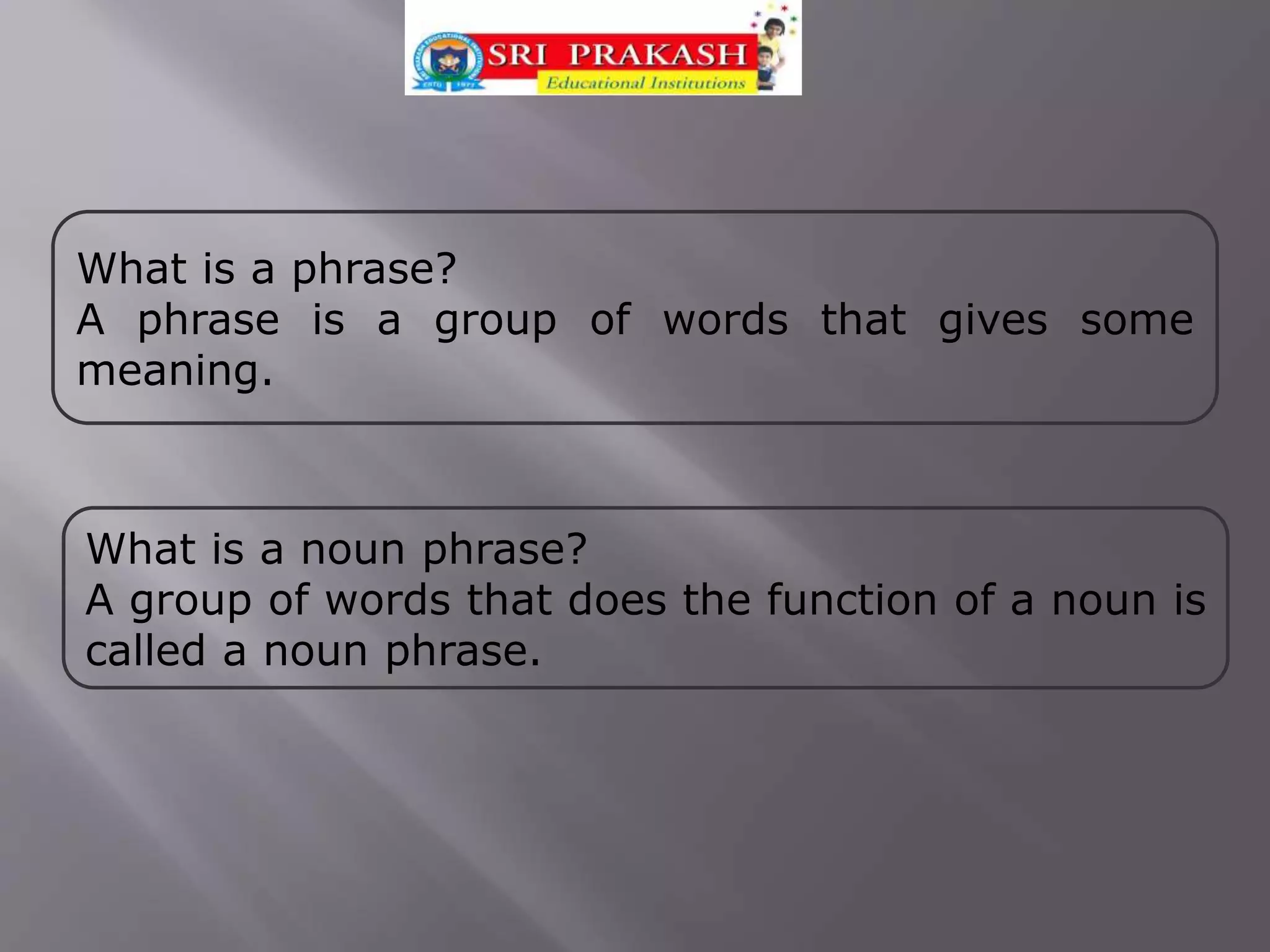Noun phrase | PPTX