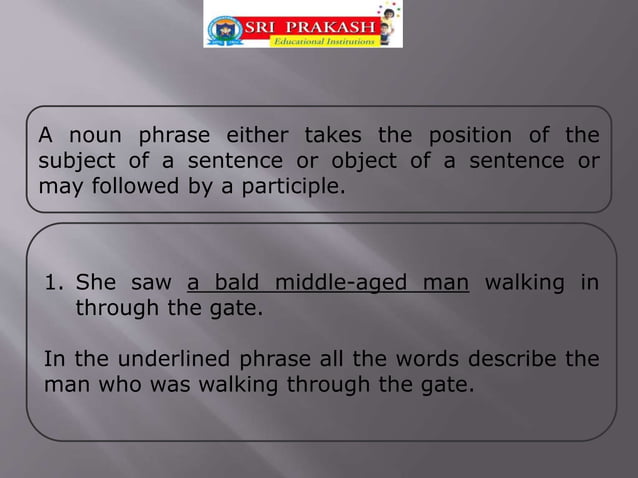 Noun phrase | PPTX