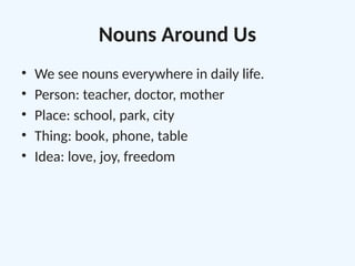 Comprehensive Guide to Understanding Nouns and Their Types in English ...